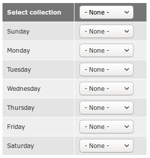 Webform select collection | Drupal.org